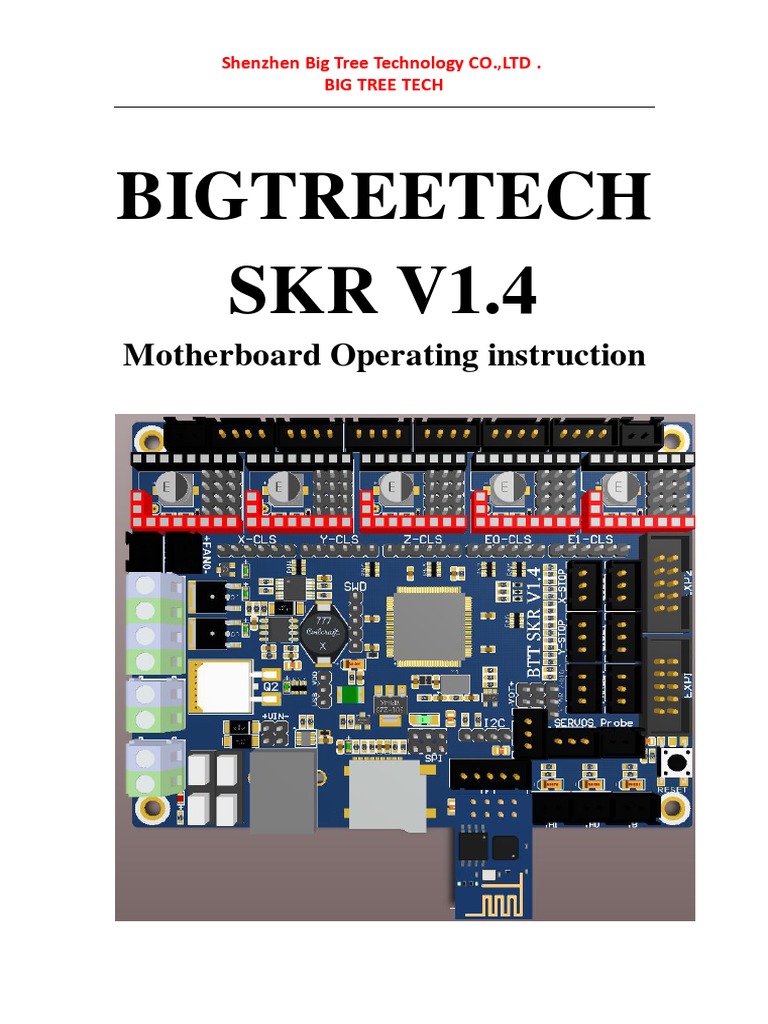 BTT SKR V1.4 Instruction Manual | Usb | Electronics