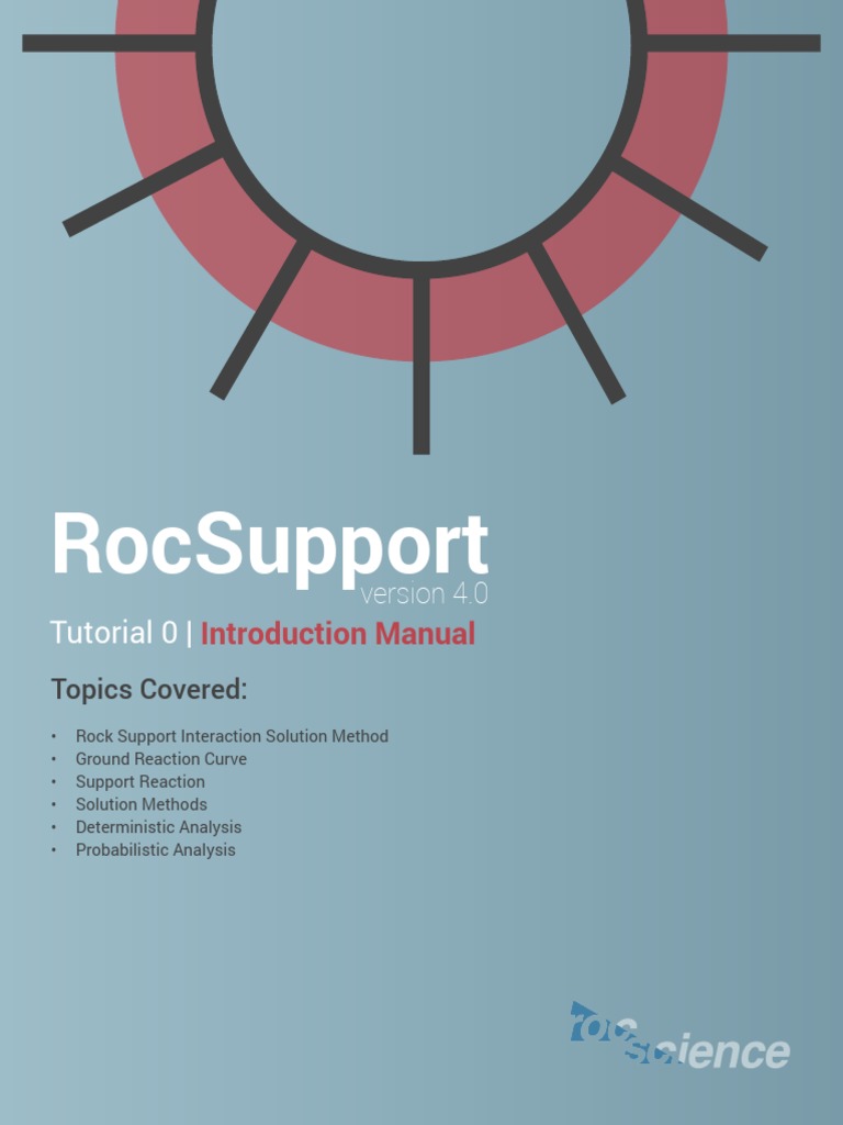 Tutorial RocSupport | PDF | Fracture Mechanics | Probability Distribution