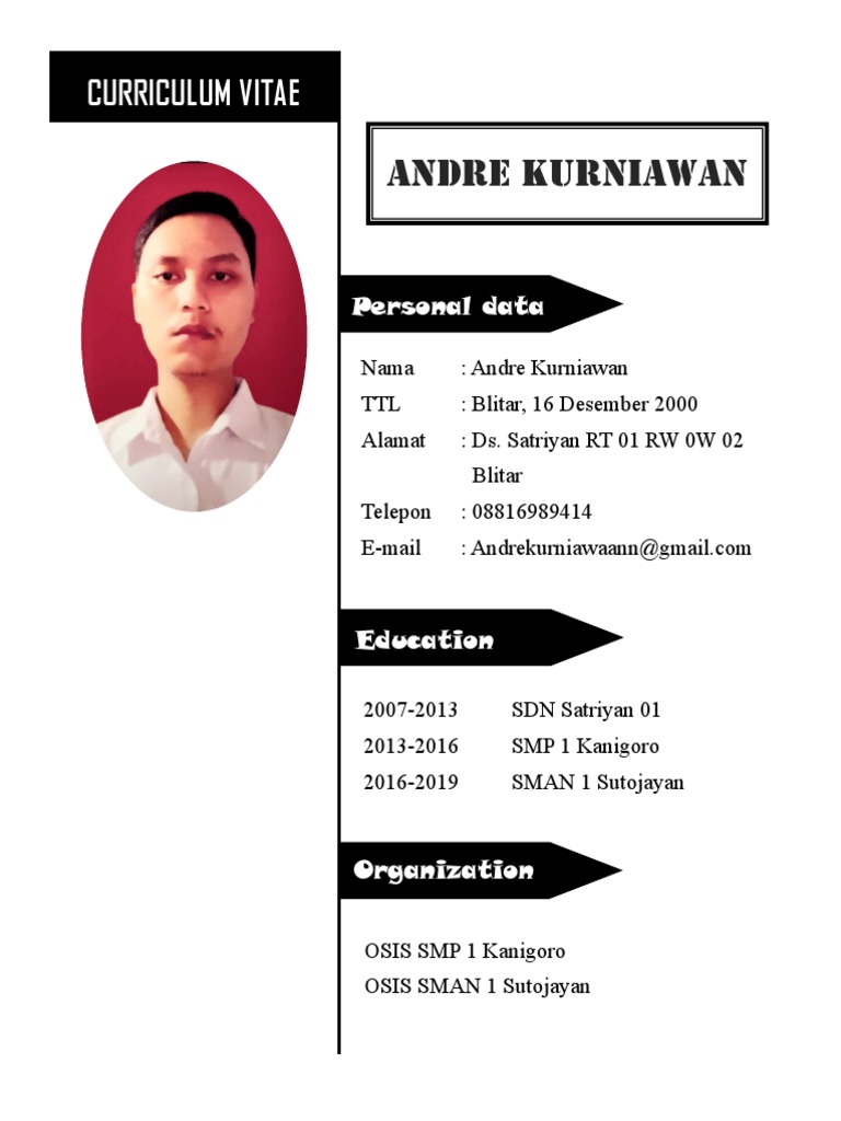 Andre Kurniawan: Curriculum Vitae | PDF