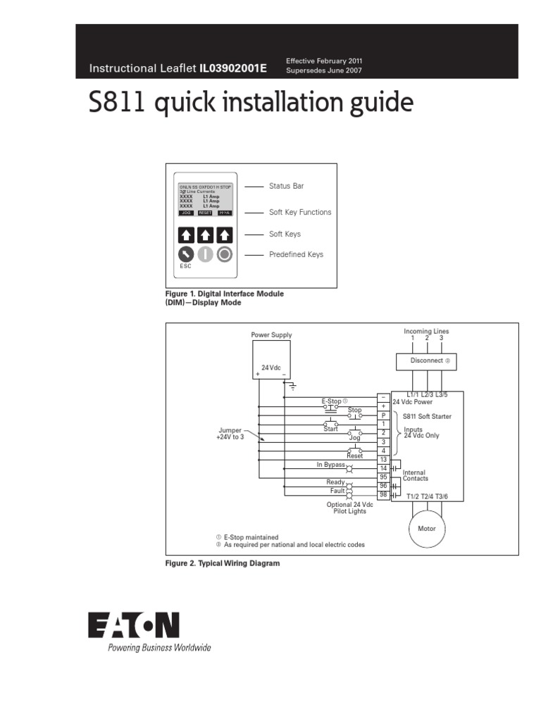S811 Quick Installation Guide | PDF | Electric Motor | Power Supply
