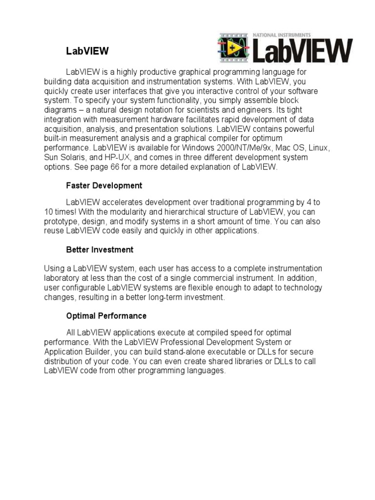 Lab View | PDF | Integrated Development Environment | Computer Programming