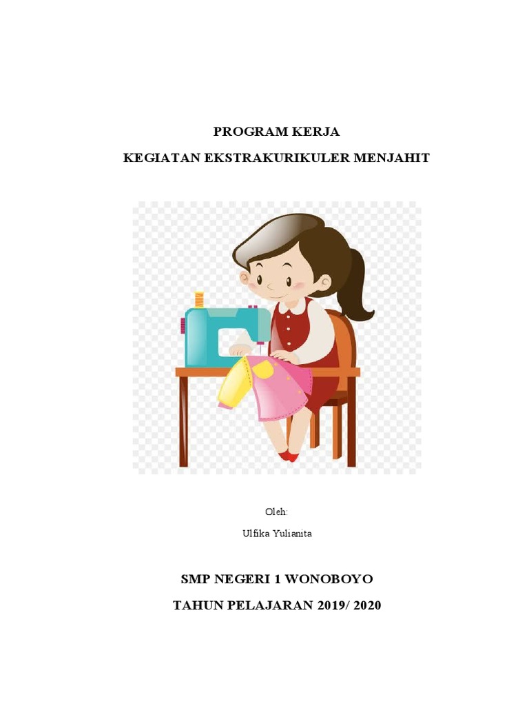 Program Kerja Menjahit 1920 | PDF