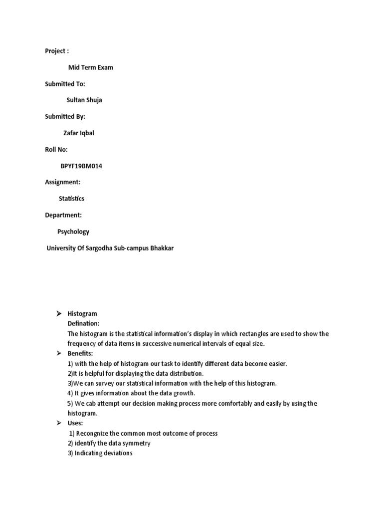 Statistics Project An Analysis Of Friends Data Using Histograms Bar