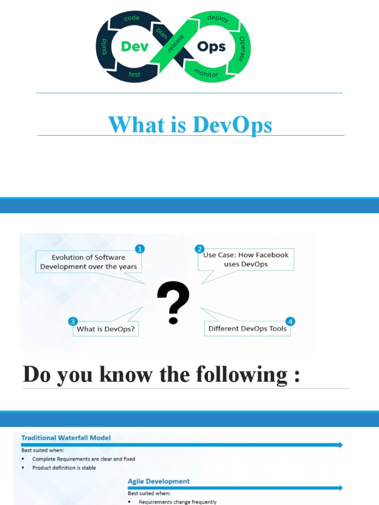 What Is DevOps | PDF