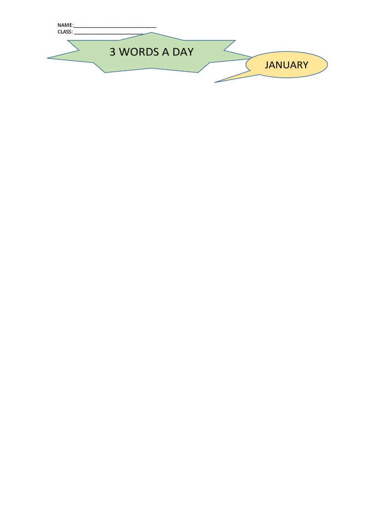 3 Words A Day | PDF | Linguistic Typology | Language Families