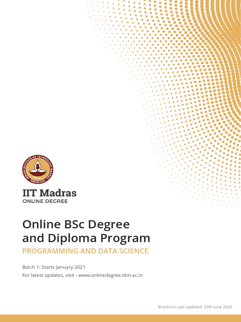 Online BSC Degree and Diploma Program: Programming and Data Science ...