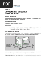 Proyección Dimétrica | PDF | Perspectiva (Gráfica) | Geometría