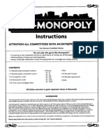 Rules of The Game - Monopoly | PDF