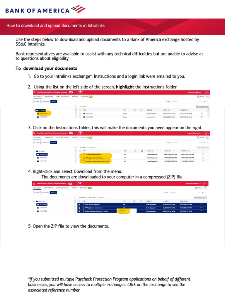 How To Download and Upload Documents in Intralinks | PDF