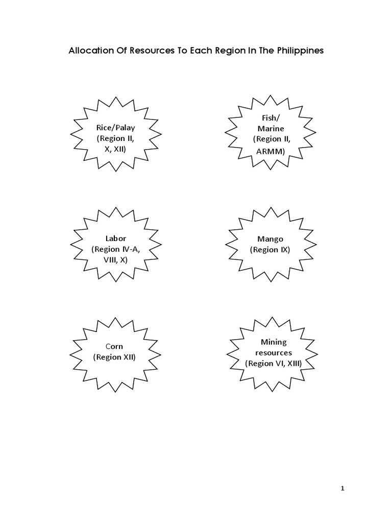 Allocation of Resources in The Philippines | PDF | Tourism | Economies