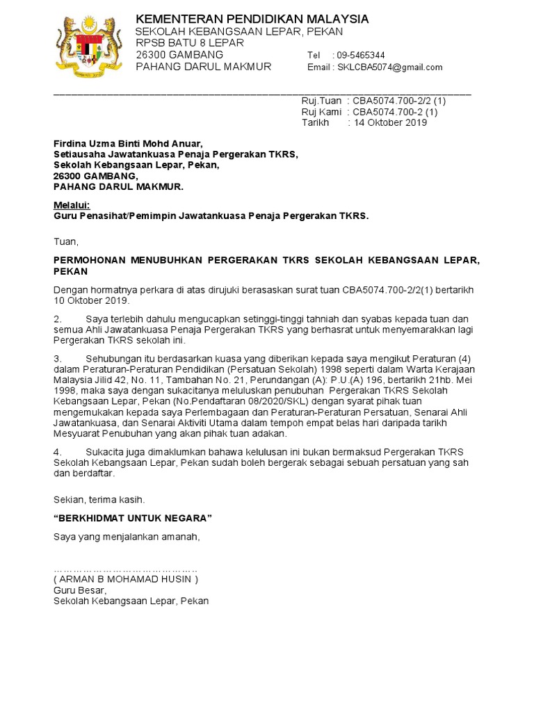 2.surat Kelulusan Permohonan ( | PDF
