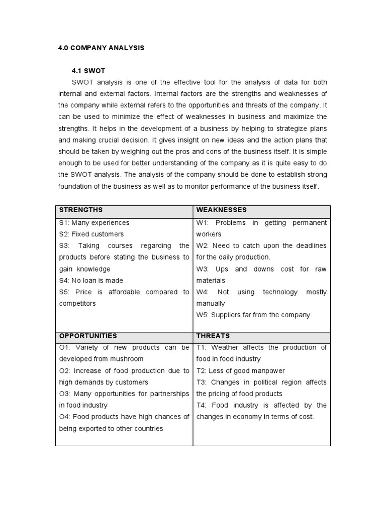 Case Study Ent | PDF | Swot Analysis | Employment
