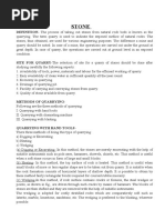 Types of Stones for Road Construction | PDF | Rock (Geology) | Geology
