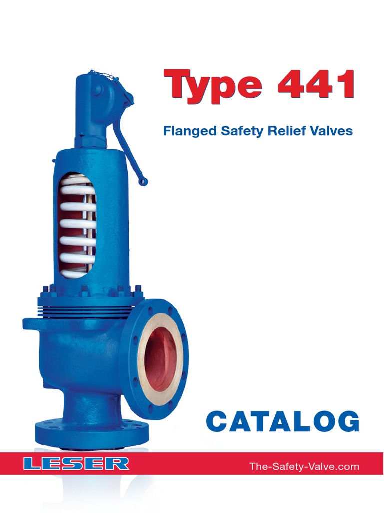Type 441 - Standard & High Pressure Series | PDF | Valve | Gas Technologies
