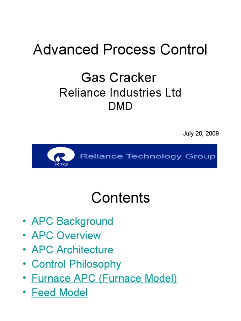 APC Furnace Comp | PDF | Control Theory | Steady State