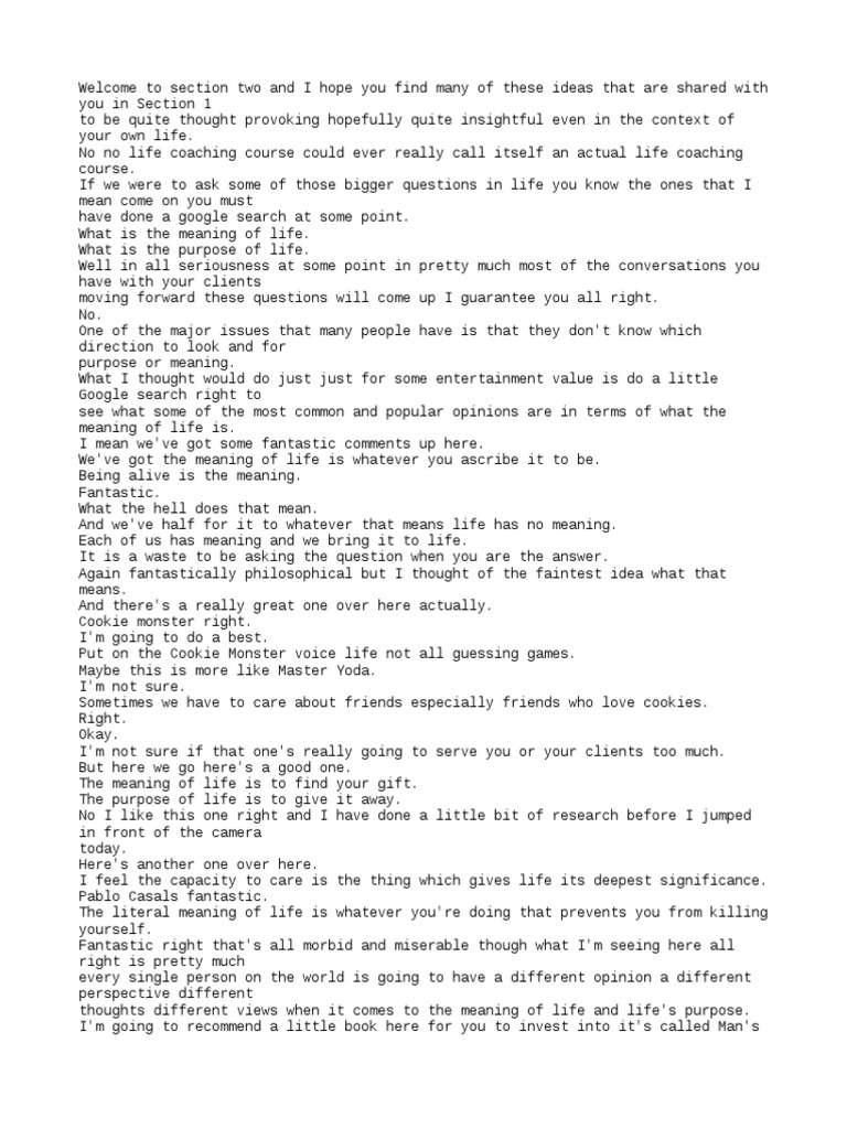 What Is The Meaning of Life | PDF | Meaning Of Life | Question