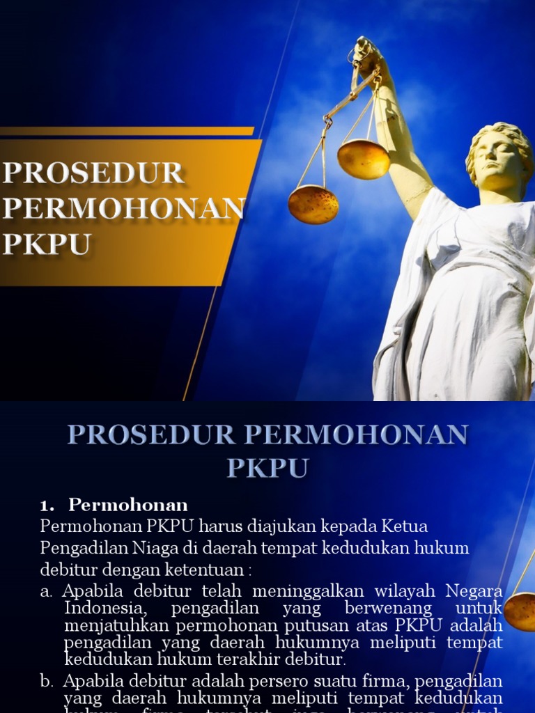 Prosedur Permohonan PKPU | PDF