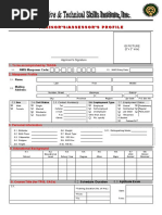 Aplication Form For Trade Test | PDF | Career & Growth | Business