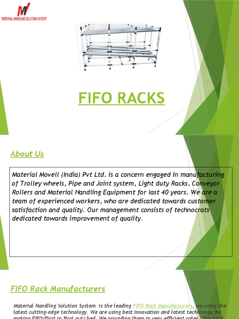 Fifo Racks | PDF