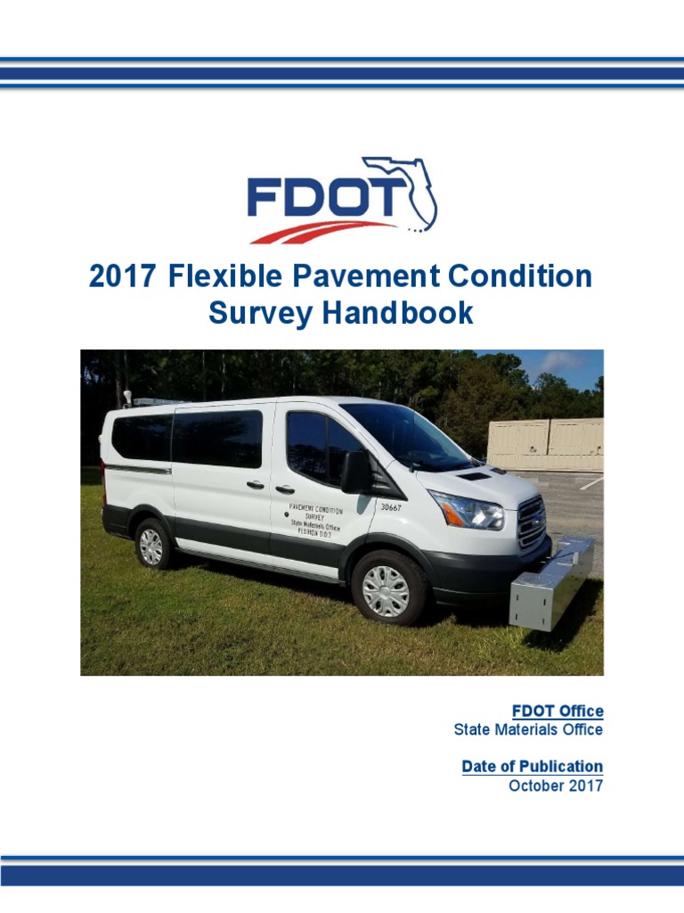 2017 Flexible Pavement Condition Survey Handbook: FDOT Office State ...