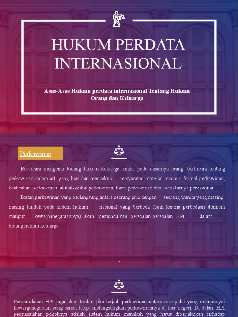 HPI Asas-Asas Hukum Orang Dan Keluarga | PDF