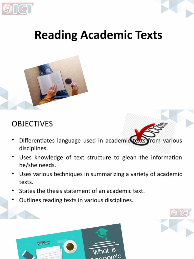 Understanding Academic Texts and Reading | PDF | Essays | Semiotics
