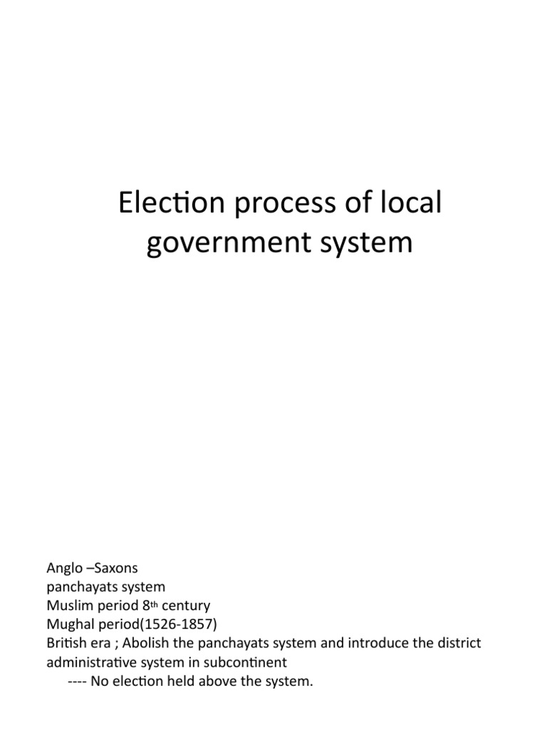 Local Government Election History in Pakistan | PDF | Benazir Bhutto ...
