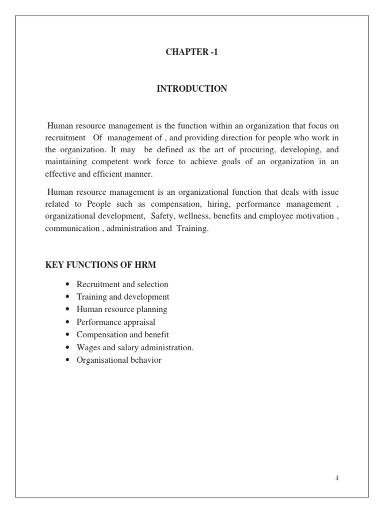 Dissertation Report PDF | PDF | Performance Appraisal | Human Resource ...