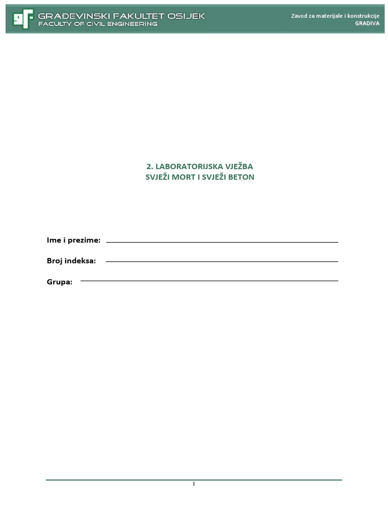 Laboratorijska Vjezba 2 1 PDF | PDF
