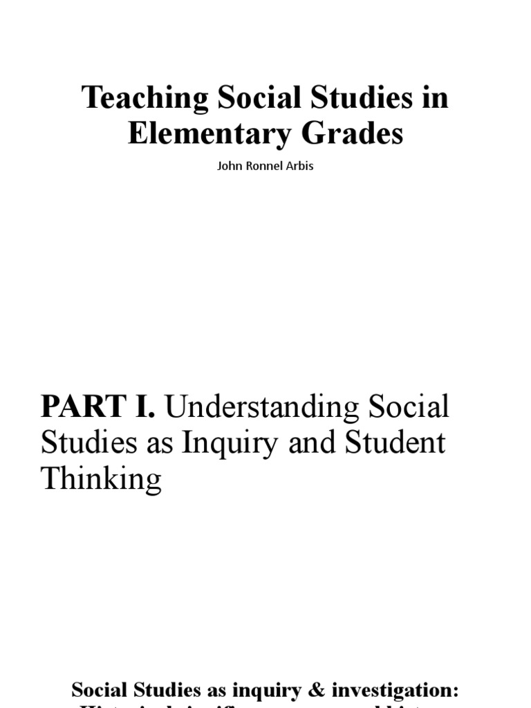 Chapter 1 Teaching Social Studies | PDF | Educational Assessment | Teachers