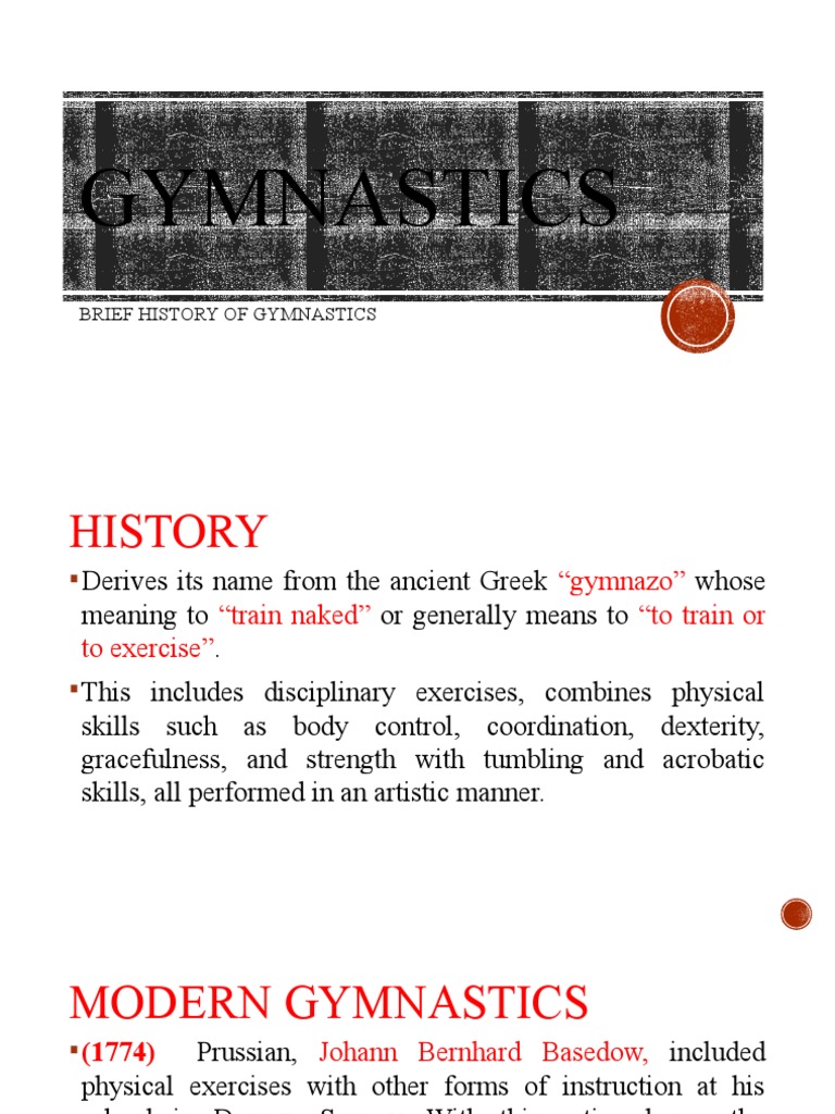 Gymnastics: Brief History of Gymnastics | PDF | Gymnastics | Individual ...