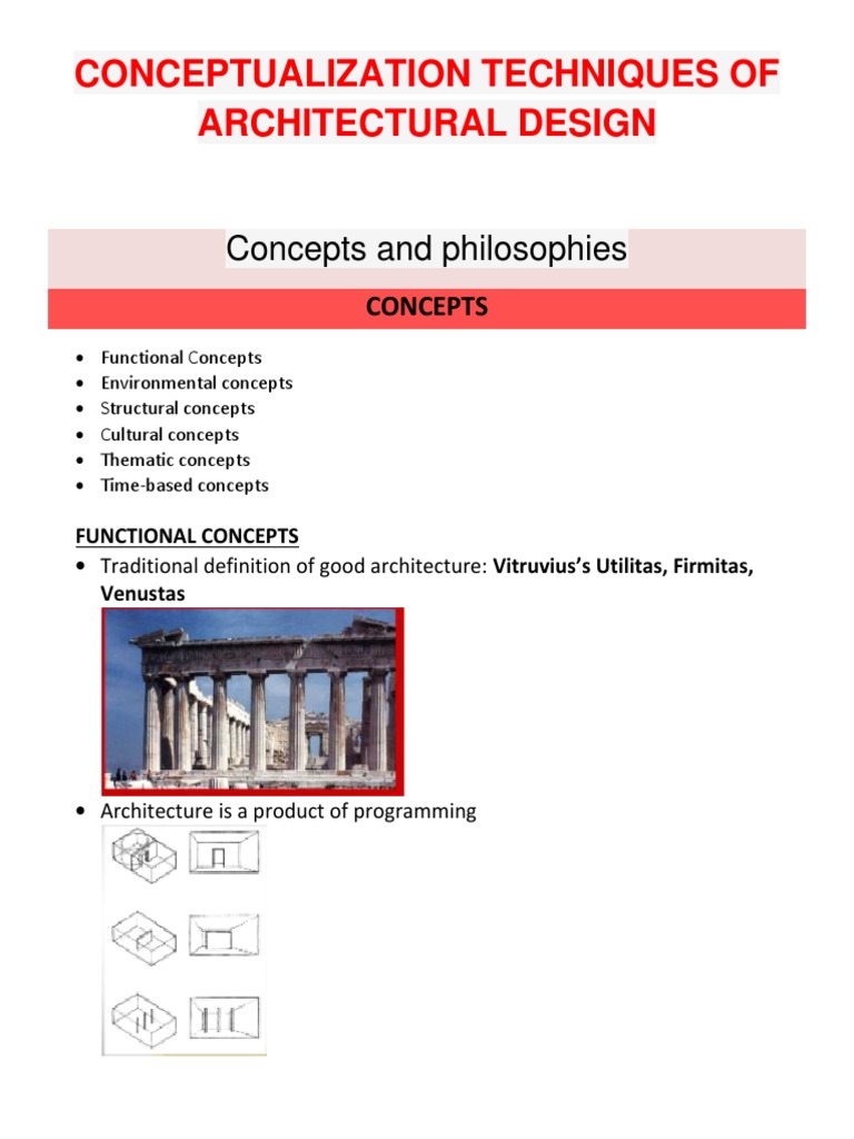 Conceptualzation Techniques of Architectural Design | PDF | Ornament ...
