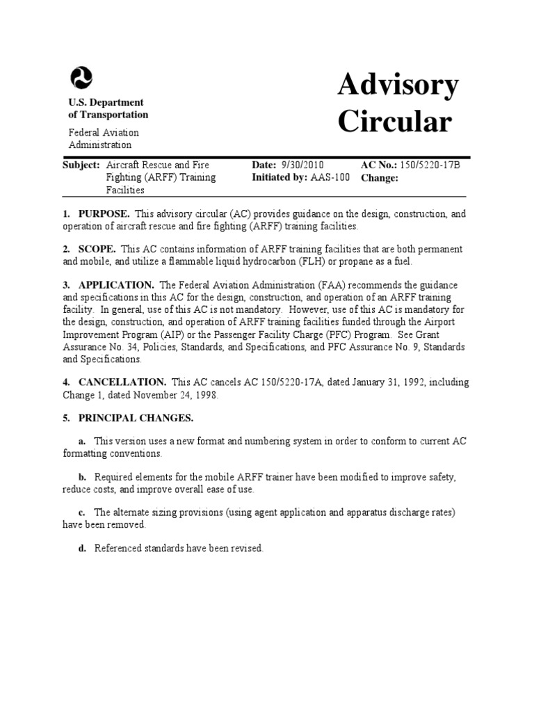 Advisory Circular: U.S. Department of Transportation | PDF | Concrete ...