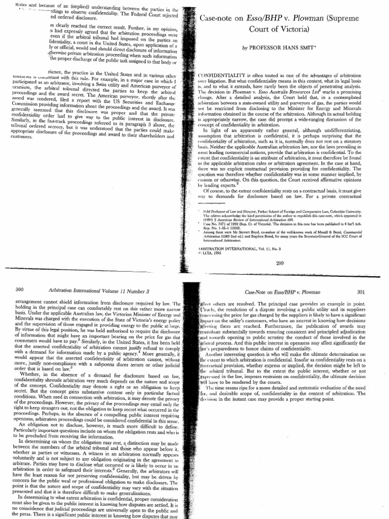 BHP V Plowman (Supreme Court of Victoria) | PDF | Government | Justice