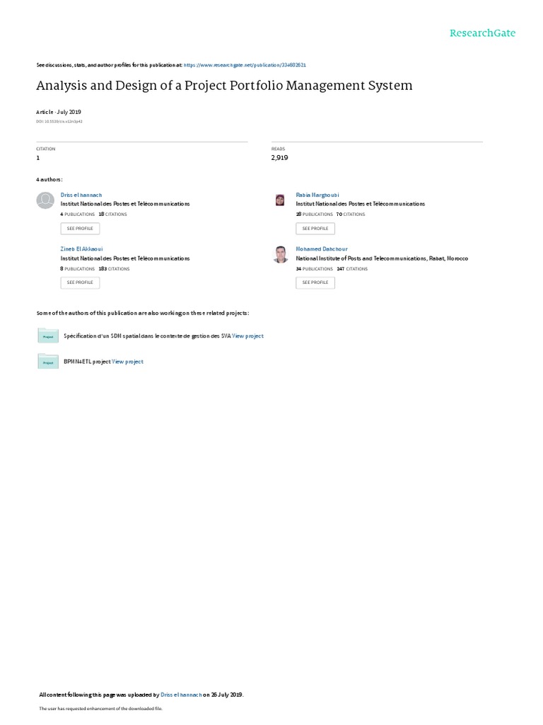 PPMS | PDF | Conceptual Model | Use Case