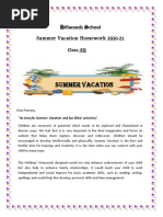 Holiday Homework UKG | PDF