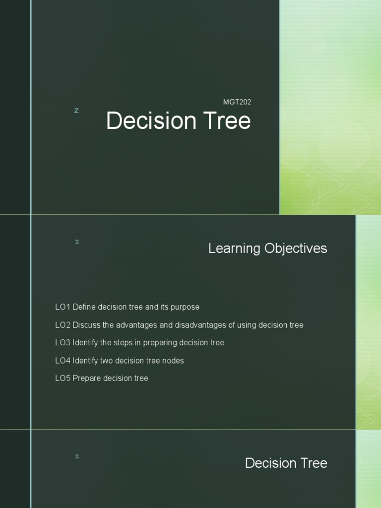 Decision Tree | PDF | Decision Making | Analysis