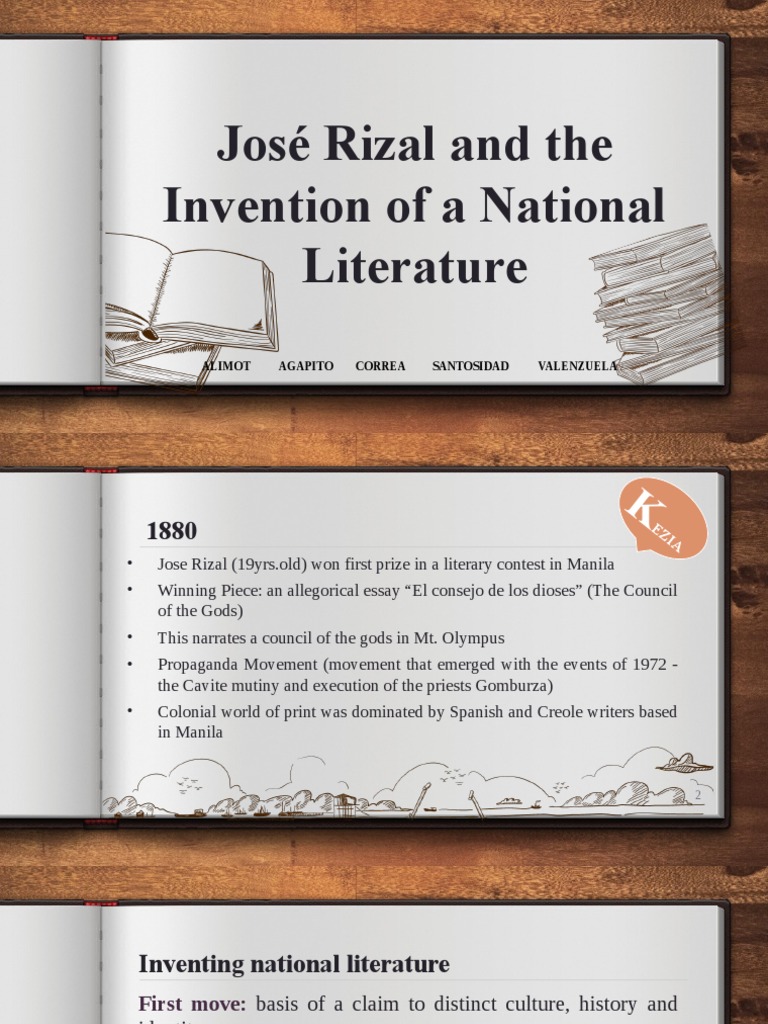 José Rizal and The Invention of A National Literature: Alimot Agapito ...