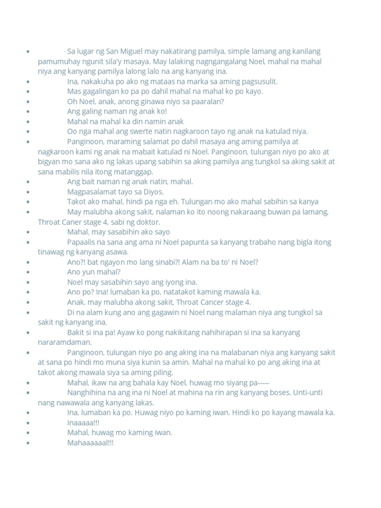 Ang Pamilyang Mahirap | PDF