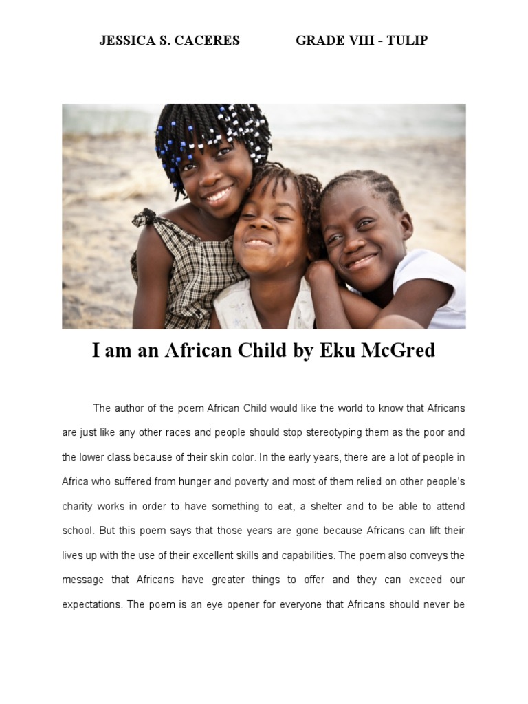 I Am An African Child by Eku McGred | PDF