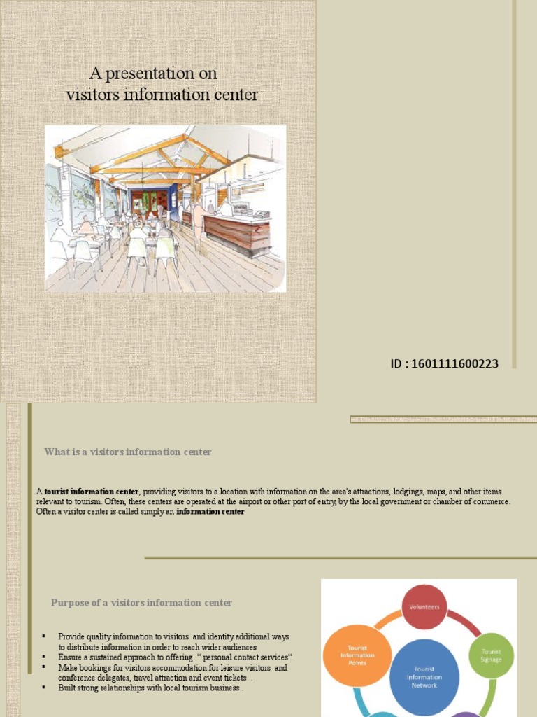 A Presentation On Visitors Information Center Pdf Landscape Trees