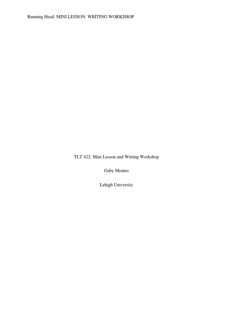 First Grade Writing Workshop Guide | PDF | Classroom | Narrative