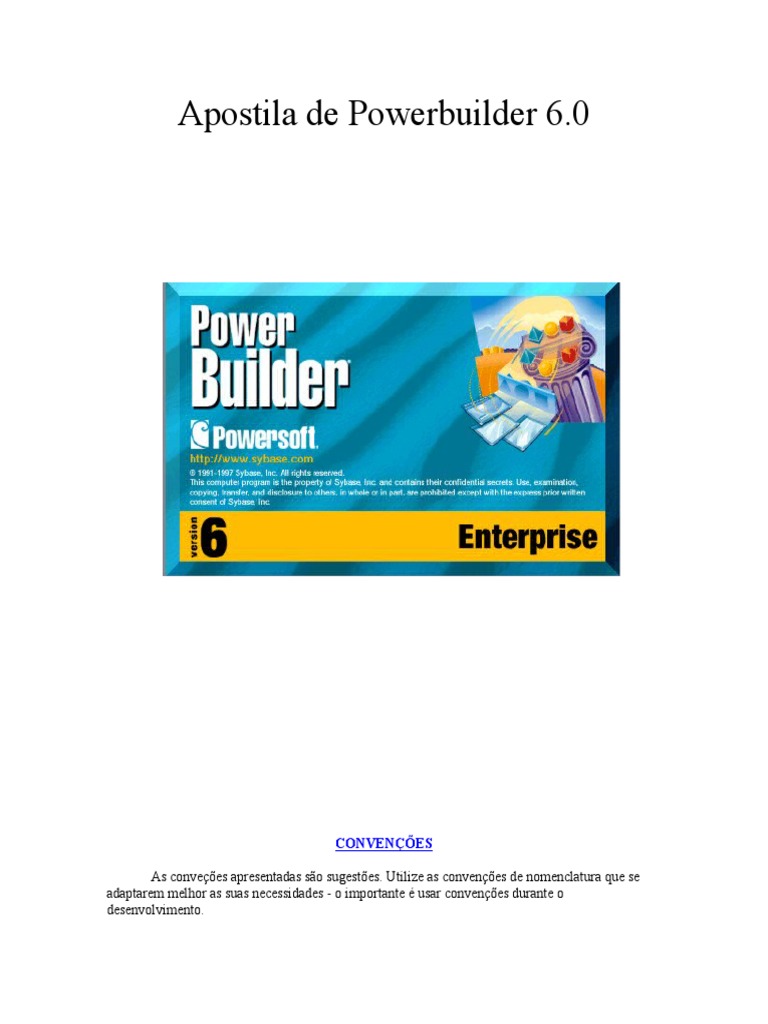Apostila de PowerBuilder 6.0 | PDF | Janela (informática) | SQL