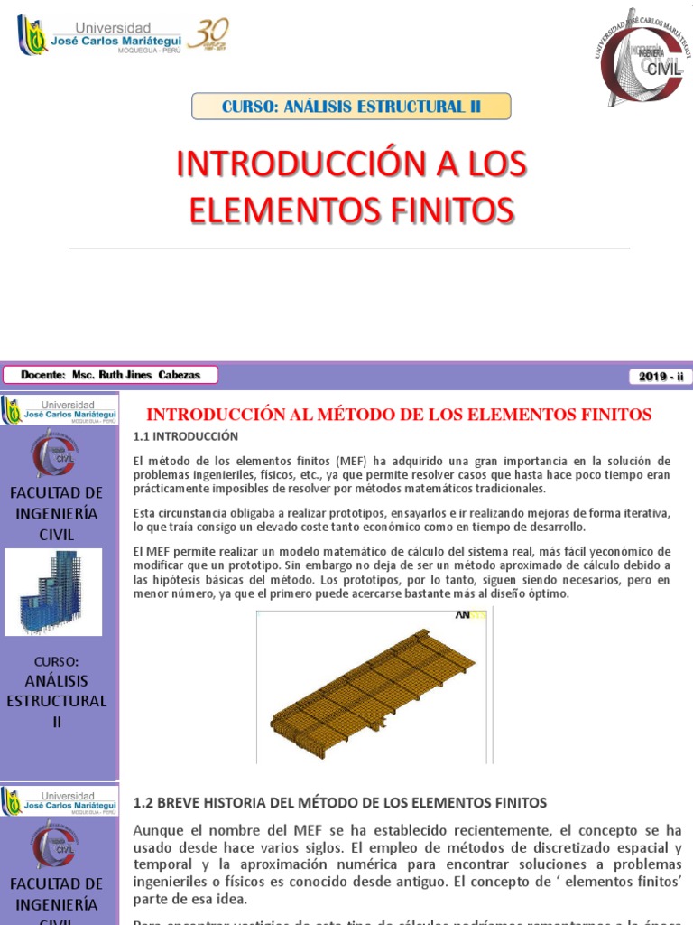 Introducción a Elementos Finitos | PDF | Método de elementos finitos ...