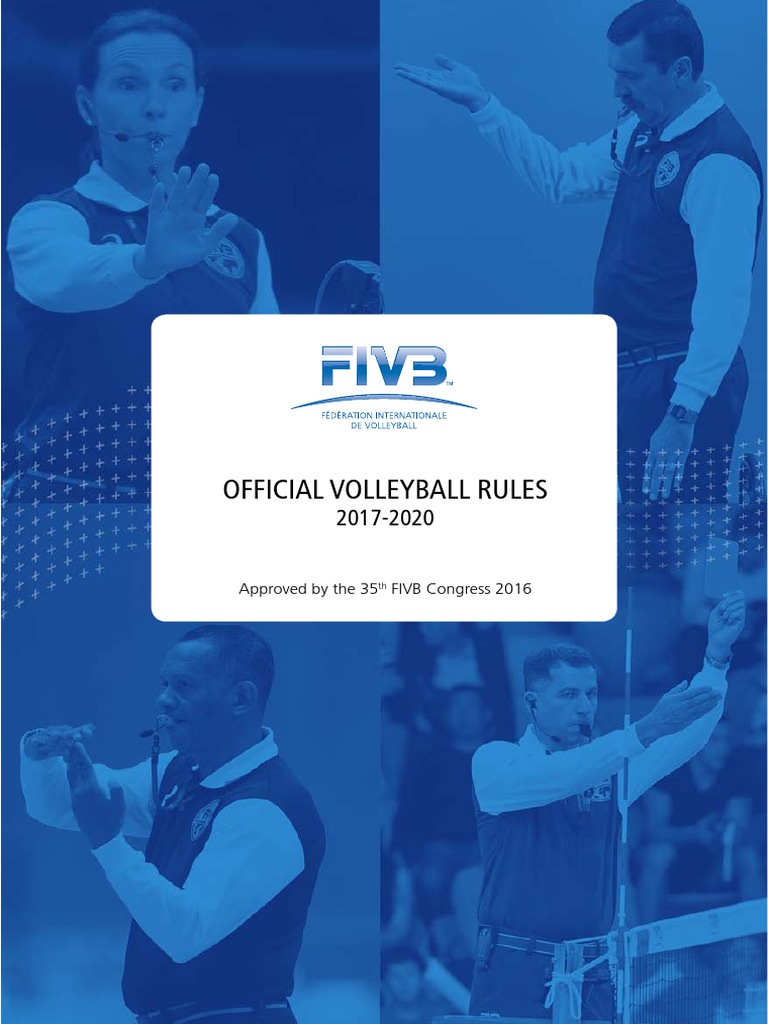 FIVB Volleyball - Rules - 2017 2020 EN v04 PDF | PDF | Volleyball | Sports