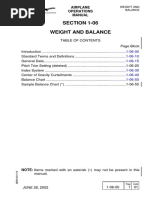 Weight and Balance Manual 1-70-03: Load and Trim Sheet 64 PAX 30" | PDF ...