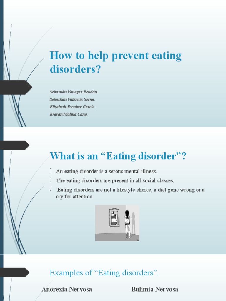 How To Help Prevent Eating Disorders Pdf Eating Disorder Bulimia