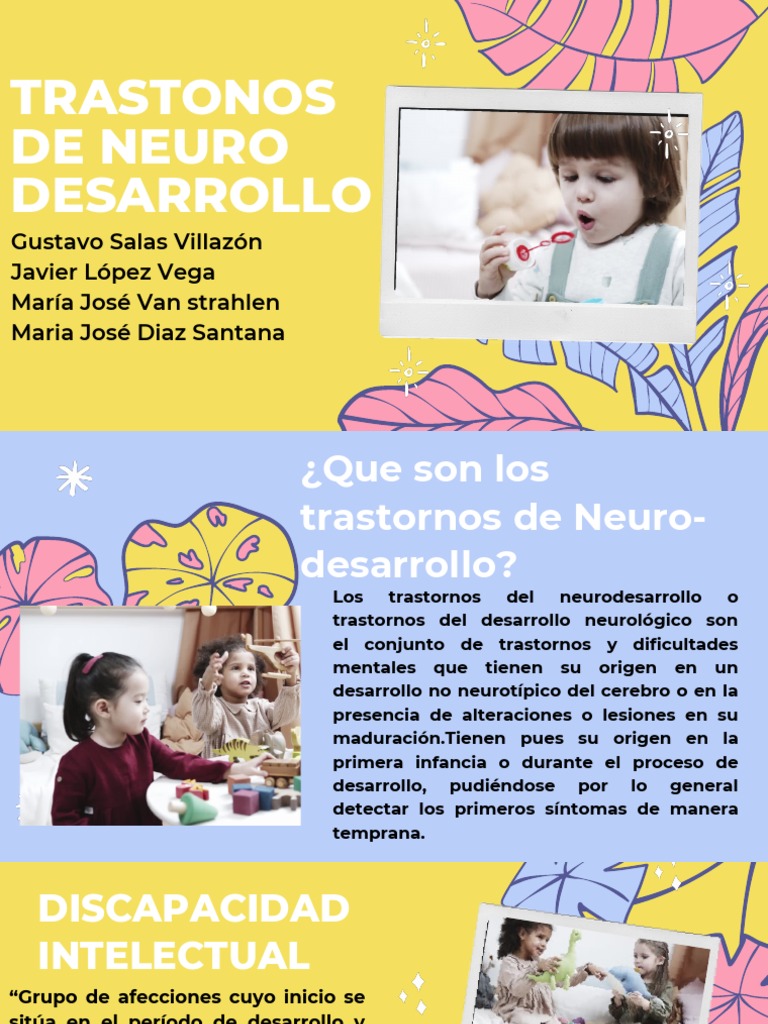 Trastornos Del Neurodesarrollo | PDF | Discapacidad intelectual | Espectro autista