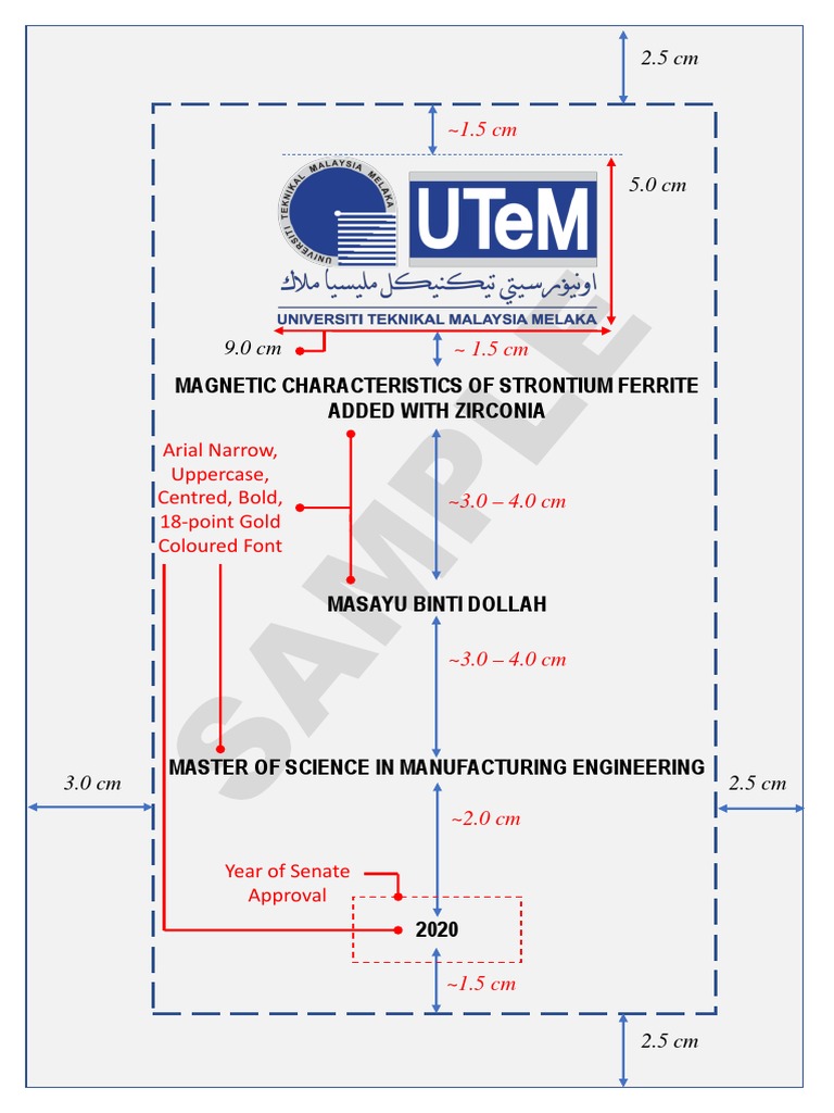 2019 Nov Thesis Layout Specifications | PDF | Fibers | Thesis