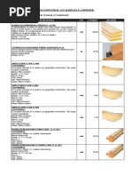 Especificaciones Tecnicas de Triplay | PDF